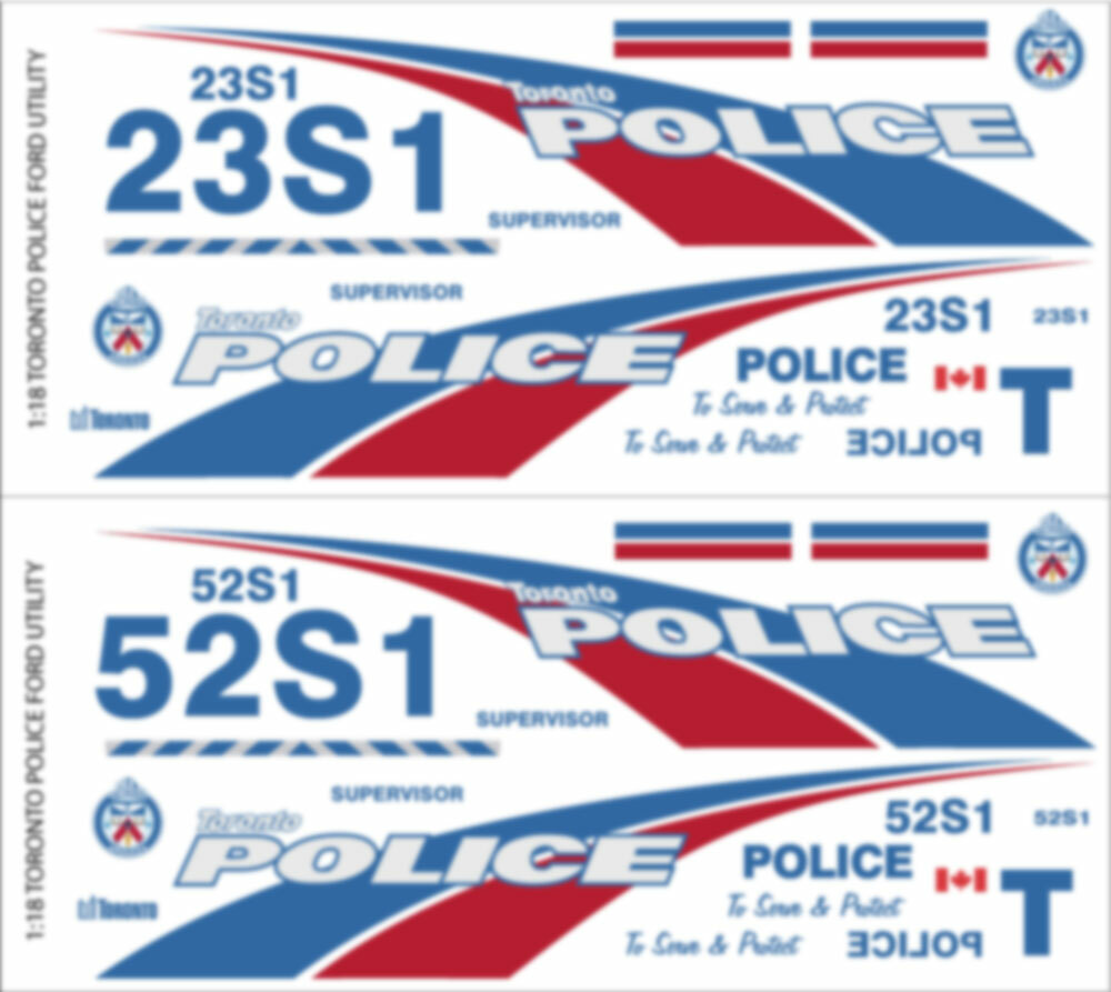 Police Car Decals
