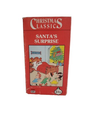 Christmas Classics VHS Santa's Surprise 3 animated cartoons Vintage ...
