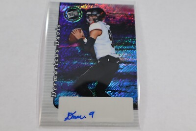 Dermaricus Davis 2024 Press Pass Collective Silver Shimmer AUTO 2/2 ...
