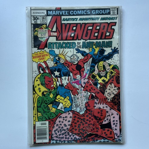 Comic Book Avengers Attacked By The Ant-Man, Sleeve, 161, July, 02458 ...