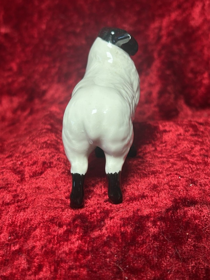 Vintage Beswick Black Faced Lamb Sheep Figurine Ceramic Ornament ...