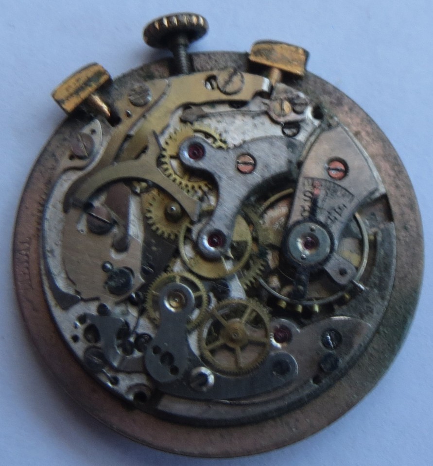 Landeron cal 48 chronograph mens wristwatch movement & dial 35 mm. in ...
