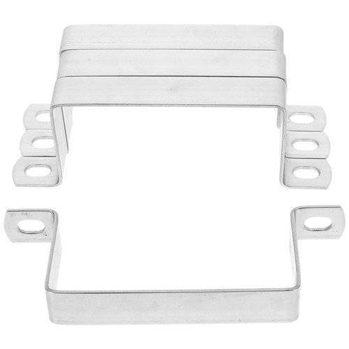 4 Pcs Rectangular Tube Clamp Square Elbow Bracket Clamps for Mounting ...