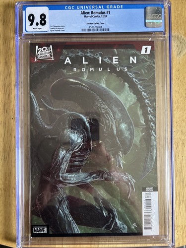 CGC. Marvel. 9.8 Cgc.rare comic .dc. Alien Romulus #1 Bjorn Barends ...