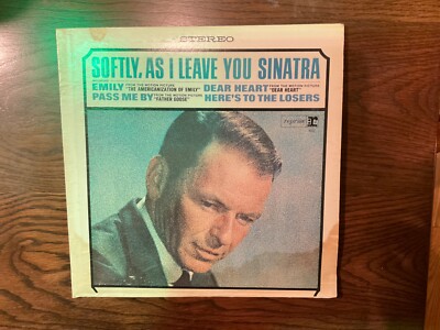 FRANK SINATRA “SOFTLY AS I LEAVE YOU”, ORIGINAL VINYL LP, REPRISE FS ...