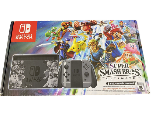 Super Smash Bros Ultimate Switch Console BOX ONLY Complete w/Inserts ...