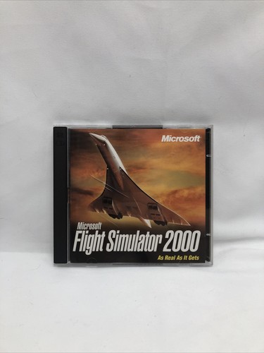 Microsoft Flight Simulator 2000-2 Fine Discs-Original Case- PC Game | eBay