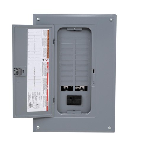 square d 100 amp 40 circuit 20 space indoor main breaker box panel load ...