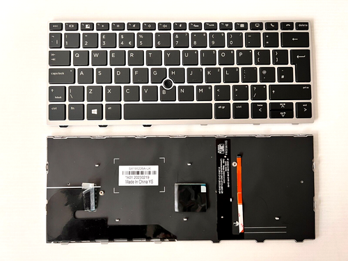 GENUINE HP ELITEBOOK 830 G6 BACKLIT UK KEYBOARD L13697-031 | eBay