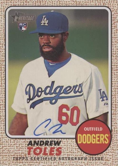 2017 Topps Heritage High Number - Real One Autographs Andrew Toles #ROA ...