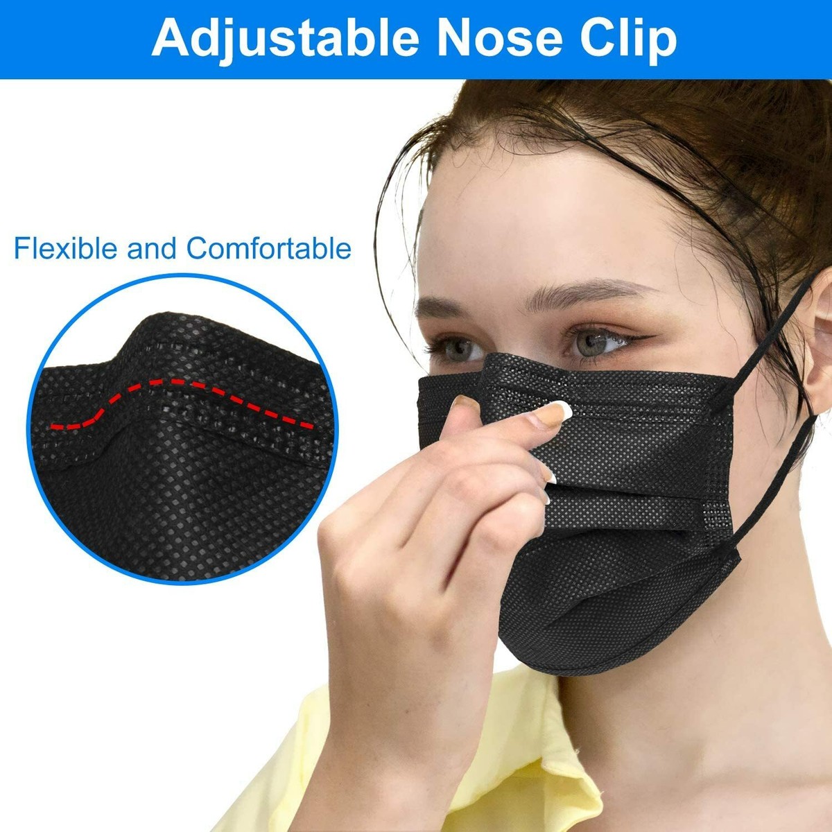 Hypoallergenic Face Mask Loops Face Mask JMU Disposable Medical Face ...