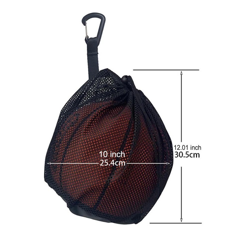 Ball Storage Bags with Clip Sports Ball Bags for Basketball Volleyball ...