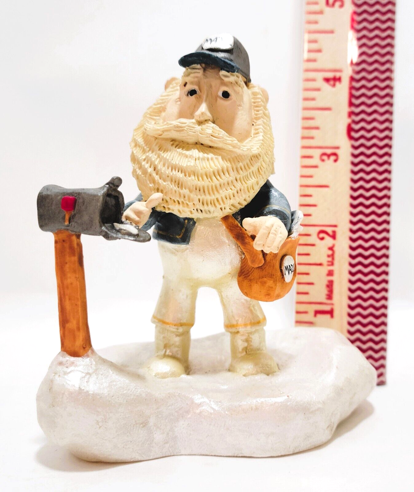 1996 Enesco Heavenly Host Santa Angel Mailman Christmas Figurine 4 ...