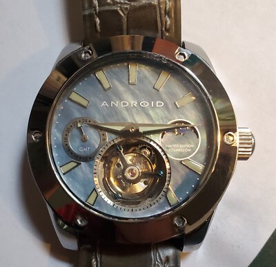 Giant Android Limited Edition Tourbillon w Blue MOP dial Sun/Moon, 24 ...