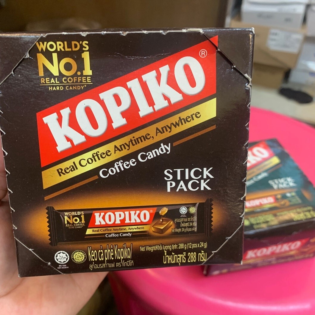 2 Boxes Kopiko Real Coffee Candy Stick Pack Original Hard Candies Party ...