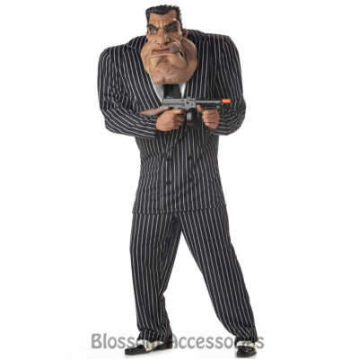 Massive Mobster Funny Mob Mens Costume | eBay