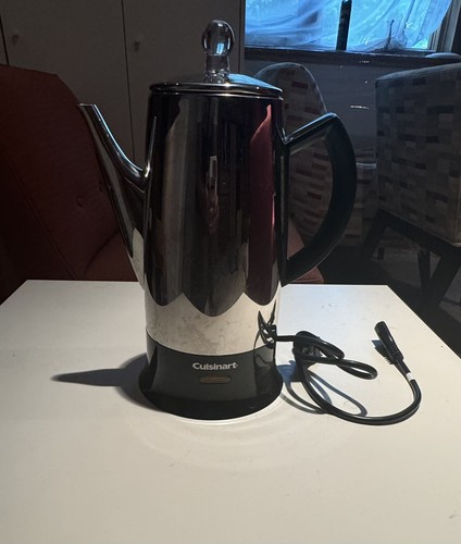 Cuisinart Model PRC-12 Classic Chrome 12 Cup Electric Percolator 1000W Coffee | eBay