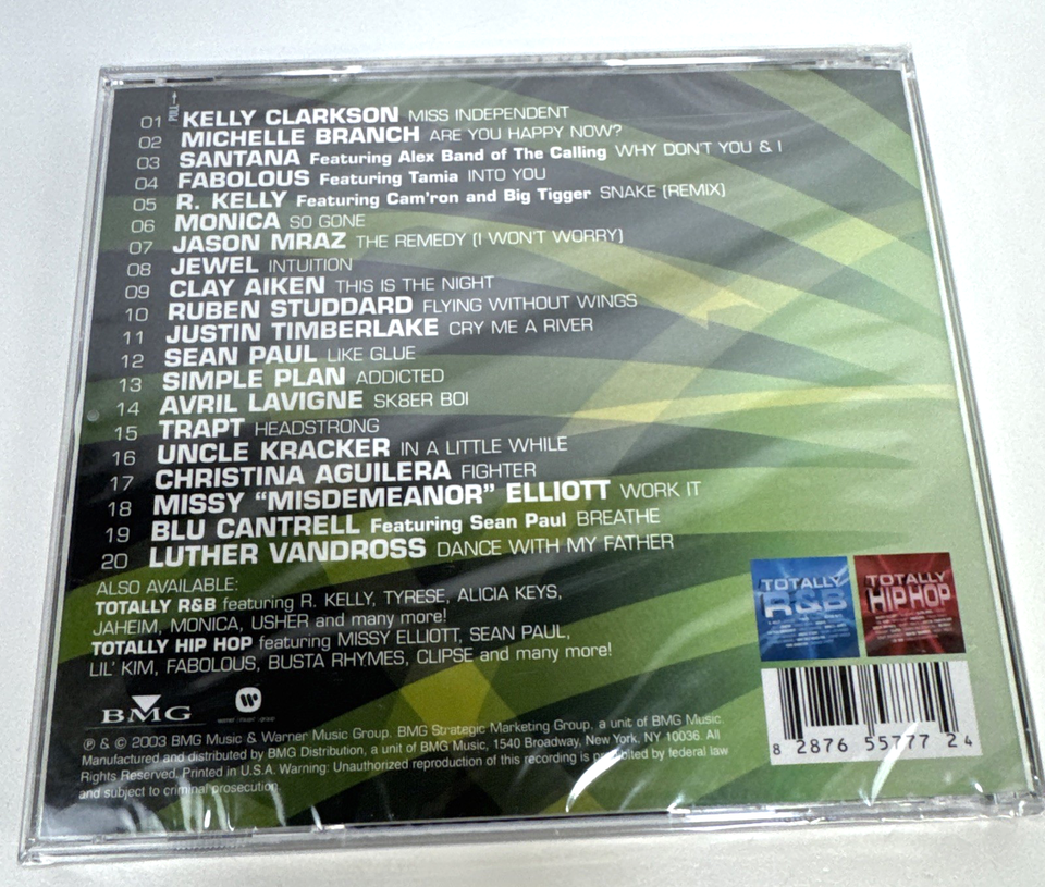 Totally Hits 2003 by Various Artists (CD, Oct-2003, BMG Heritage) New ...