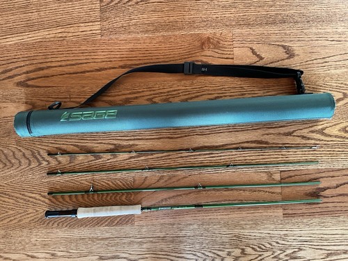 Sage Accel fly rod 690-4 #6 Line. 9’0” 3-1/16 oz - Excellent Condition ...