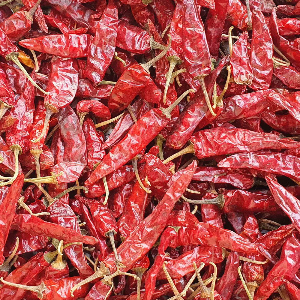 Dried Kashmiri Chillies Whole 1KG LAL MIRCH SABUT , RED CHILLI WHOLE ...