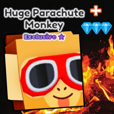 HUGE Parachute Monkey + 15 Million Diamonds. Pet Simulator 99. Same Day | eBay