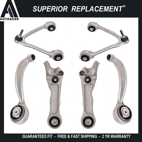 Front Upper Lower Rearward Control Arms 6pcs for JAGUAR S-Type, XF, XJ8 ...
