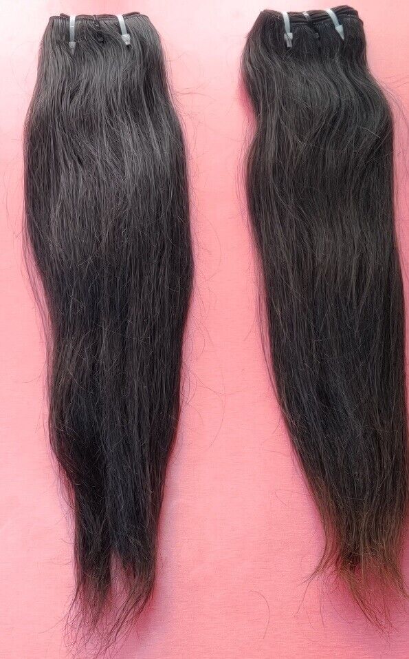 100% Virgin Indian Unprocessed Natural Human Hair 100 Gram Bundles | eBay