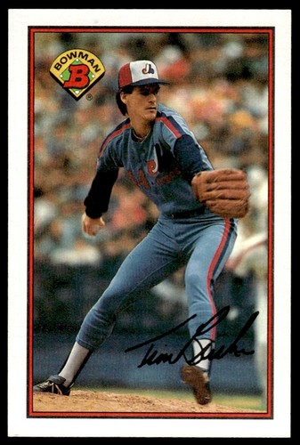 1989 Bowman Baseball Card Tim Burke Montreal Expos #360 | eBay