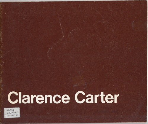 Clarence Carter A Retrospective View 1976 Art Catalog Gimple ...