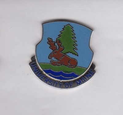 US Army ROTC University of Maine crest DUI badge G-23 | eBay
