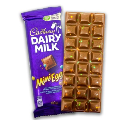 2x Cadbury Dairy Milk Mini Eggs Canadian Chocolate Bar 220g Fresh ...