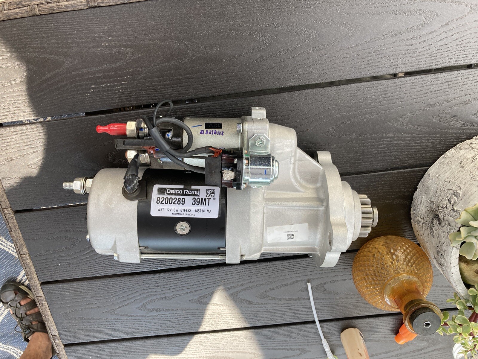 Delco+Remy+Starter+Motor+Wet+12v+CW+19de17+141731+MA+8200289+39mt for ...