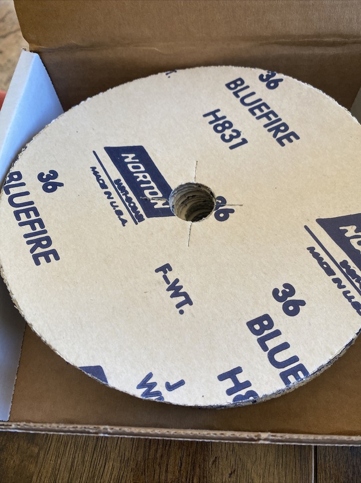 Norton Blue Fire Paper CF (6-7/8”x 7/8”) item # 19926 Grit 36 | eBay