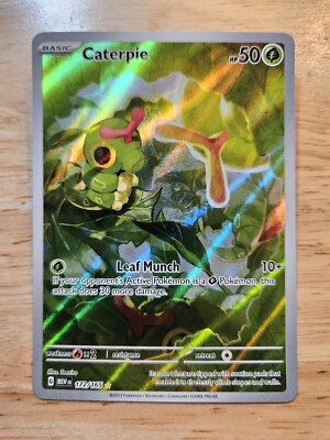 Caterpie 172/165 Scarlet & Violet 151 (MEW) NM Illustration Rare ...