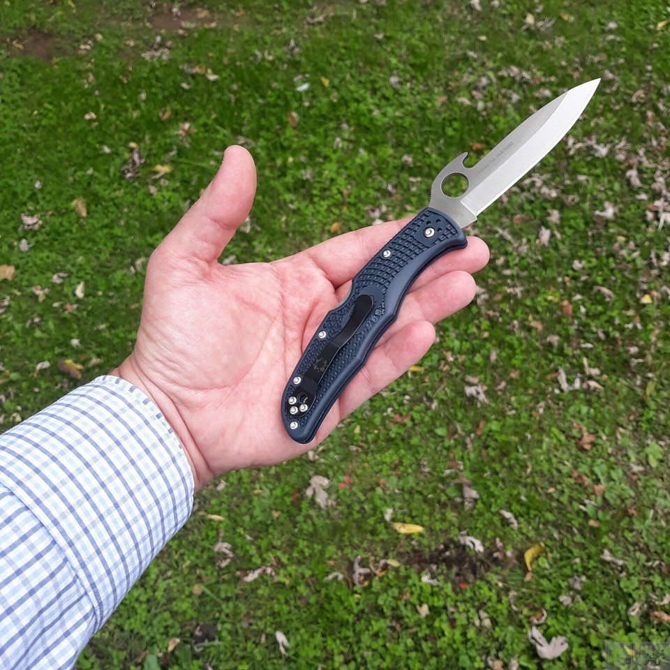 Spyderco Endura 4 Wave Lockback Folding Knife 3.75" VG10 Steel Blade ...