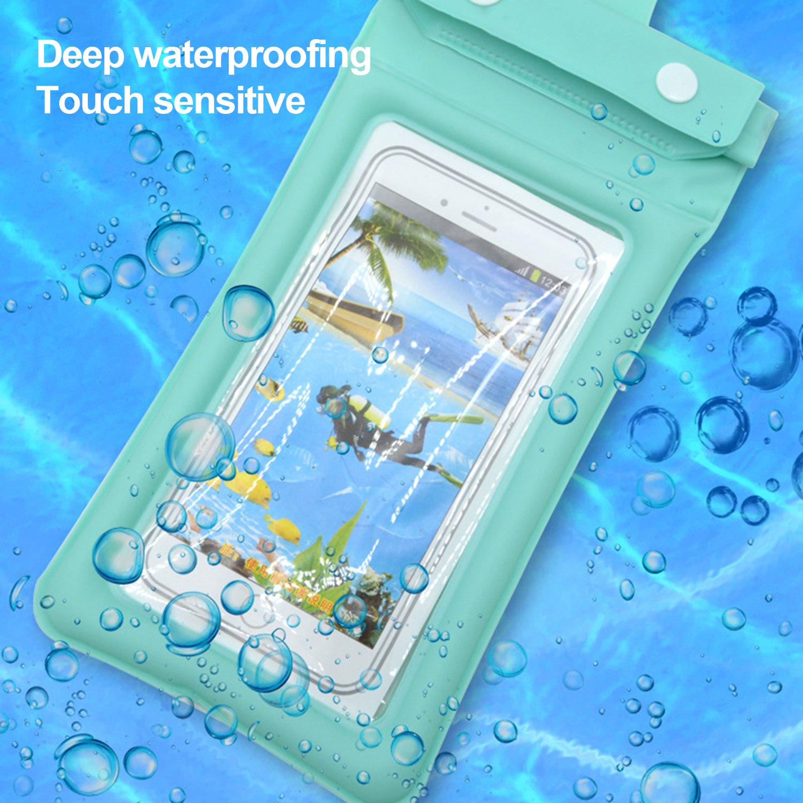 Phone Pouch Soft Texture Anti-scratch Mobile Phone Waterproof Case ...