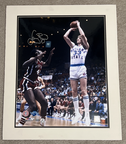 Larry Bird Matted Signed 16x20 Photo Indiana State Autograph Steiner ...