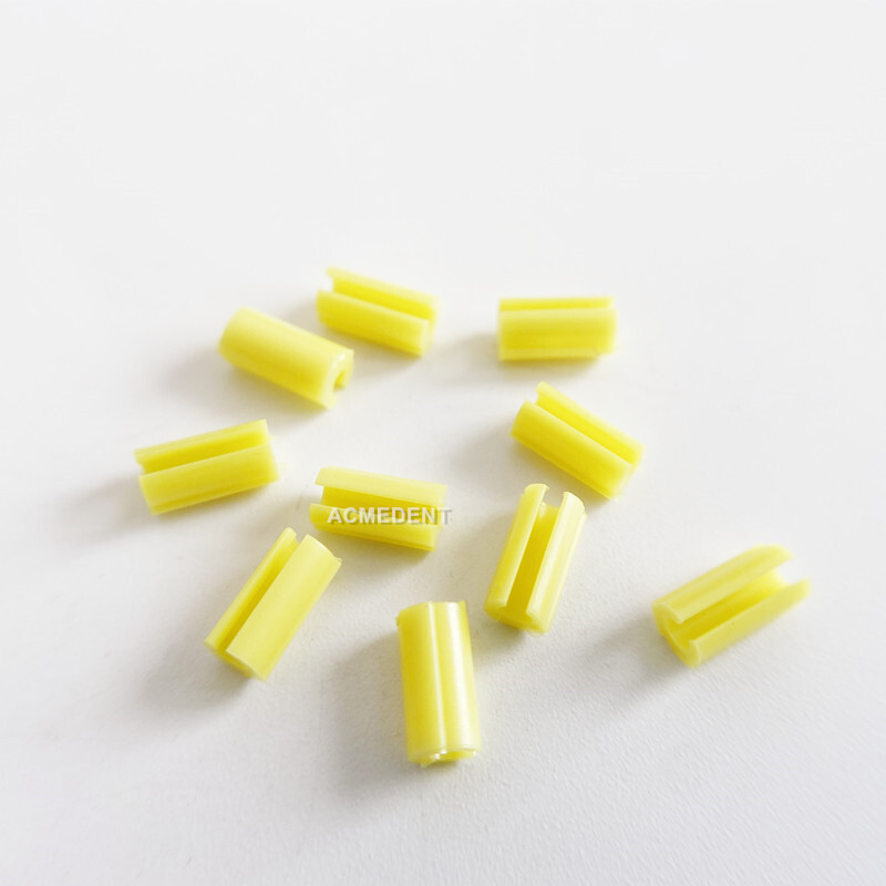 10Pcs Dental Rider Female Yellow Riders Fits Hader Bar Semi-precision ...