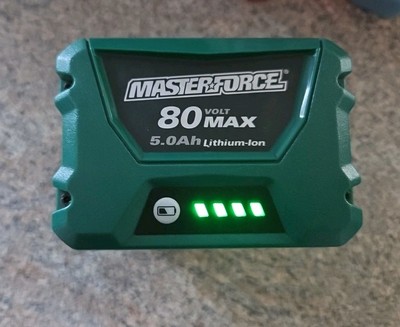 Masterforce 80V Max 5.0Ah Lithium-Ion Battery 267-3218 | eBay