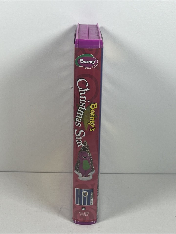 Barney's Christmas Star VHS 2002 Purple Clamshell - TESTED 45986020765 ...