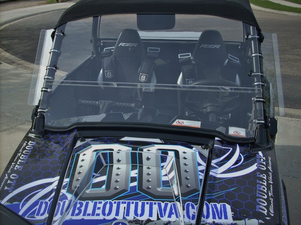 35% OFF! Double Ott UTV Dust Deflectors 16" (Clear) | eBay