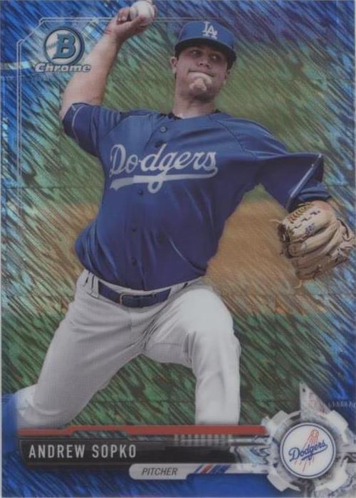 2017 Bowman - Chrome Prospects Andrew Sopko #BCP83 Blue Shimmer ...
