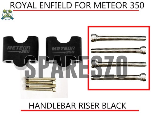 Royal Enfield Meteor 350 "HANDLEBAR RISER, BLACK" | eBay Australia