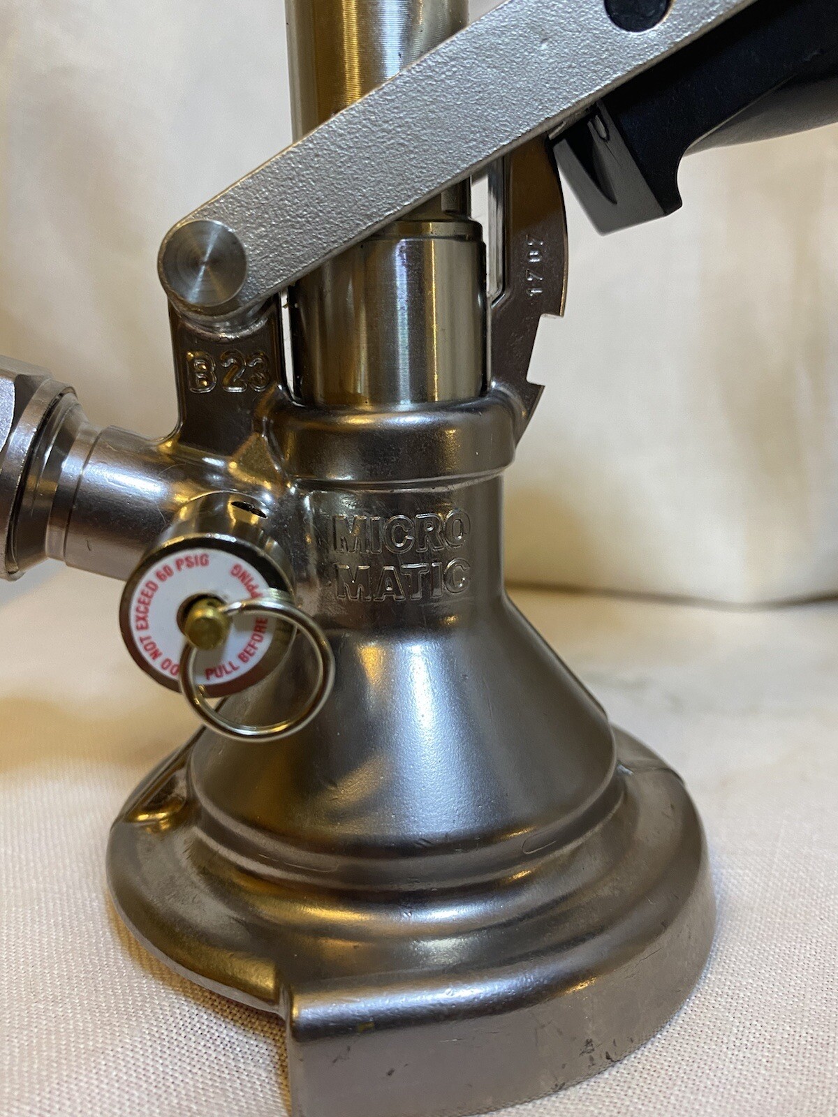 BEER KEG TAP Lever Handle Micro Matic SK 184.04 M2 B23 1707 Beer Tap | eBay