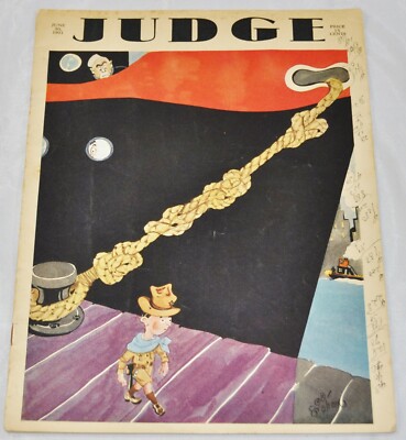 Judge Magazine, June 20, 1931, $0.15 - Vol. 100, No. 2590, Triangle ...