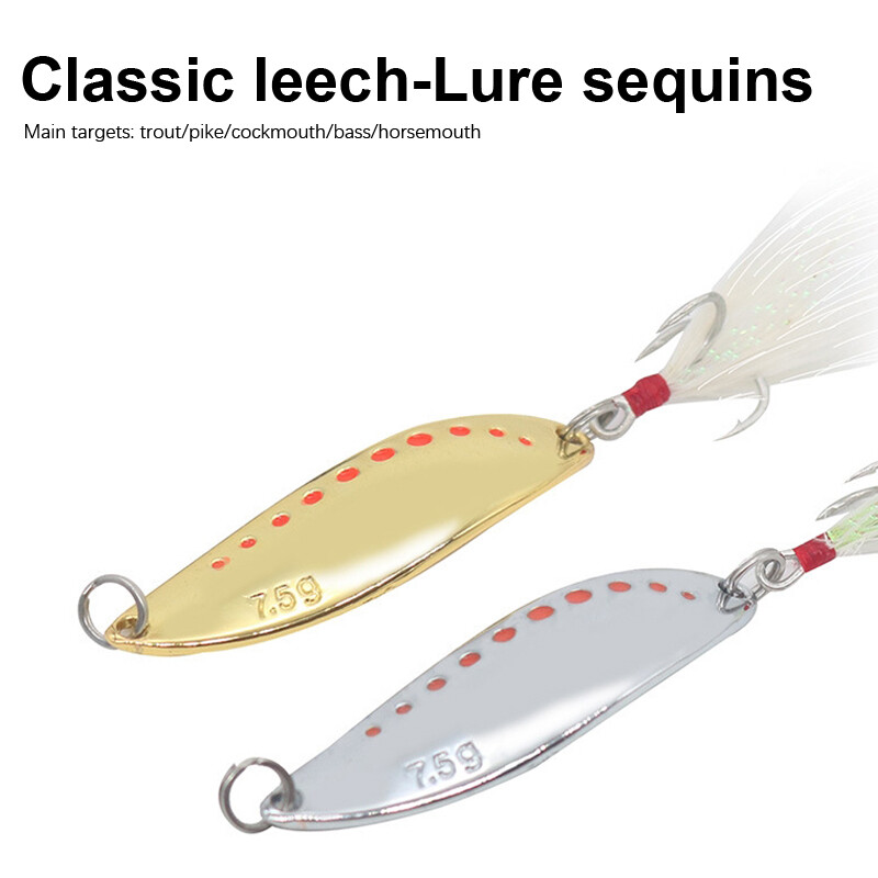 5G 7G10G15G20G Leech Lure Sequins Lure Metal Fake Bait | eBay