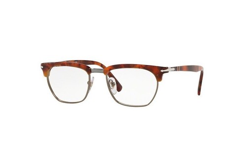 PERSOL TAILORING EDITION CLUBMASTER TORT SILVER BRNZ EYEGLASSES PO3196V ...