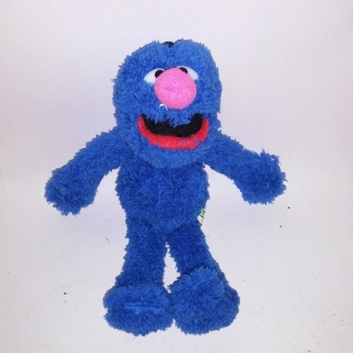 Sesame Street Plush Grover Blue Cartoon TV 10" Kids toy Stuffed Animal ...