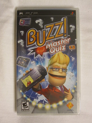 Buzz! Master Quiz (PlayStation Portable, PSP) Brand New, Sealed ...