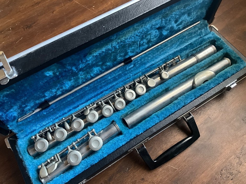 Vintage Hernals S100 Flute Tokyo Japan - W/Case & Cleaning Rod ...